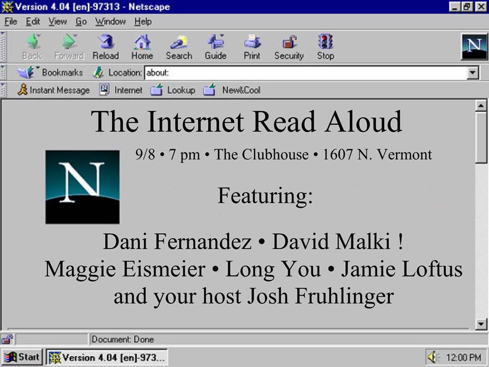 THIS THURSDAY: ‘The Internet Read Aloud’ in L.A. – Wondermark
