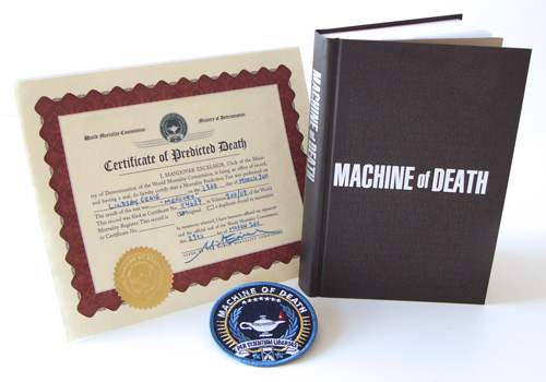 Machine of Death limited hardcovers, talent show, and price drop ...