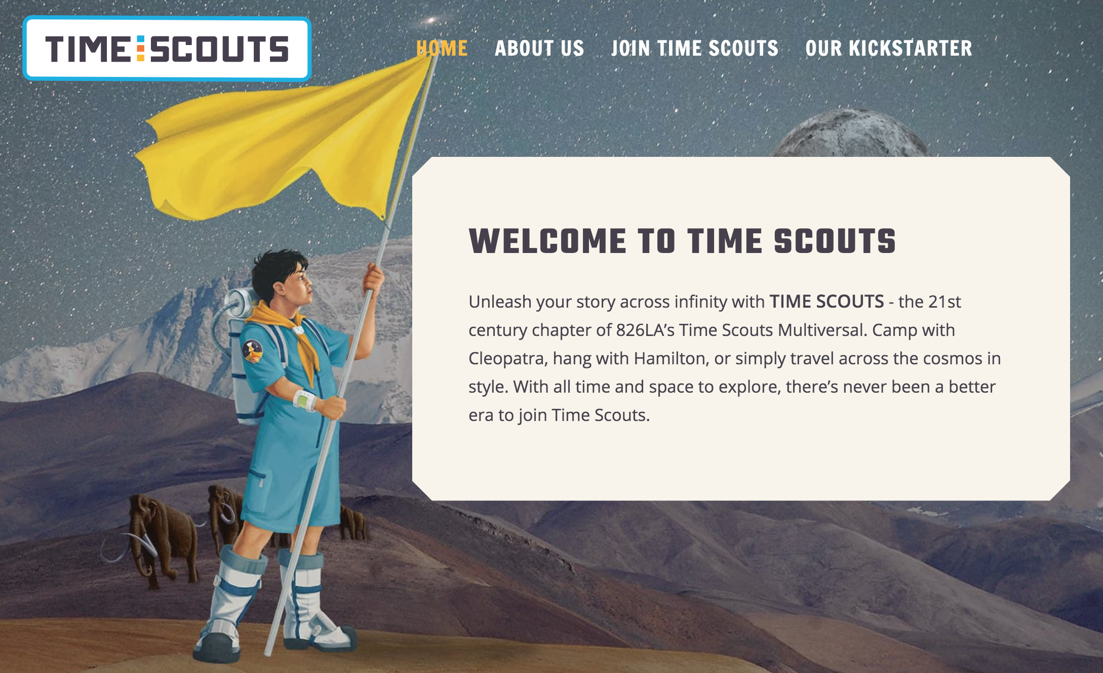 Check out: 826LA’s Time Scouts book – Wondermark
