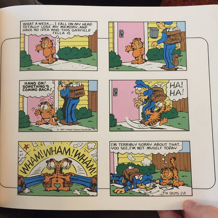 On the bonkers color palette of Garfield comics – Wondermark